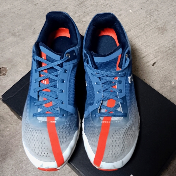 On Running | Shoes | On Cloudflow 3 Running Shoes Lake Blueflare Orange ...